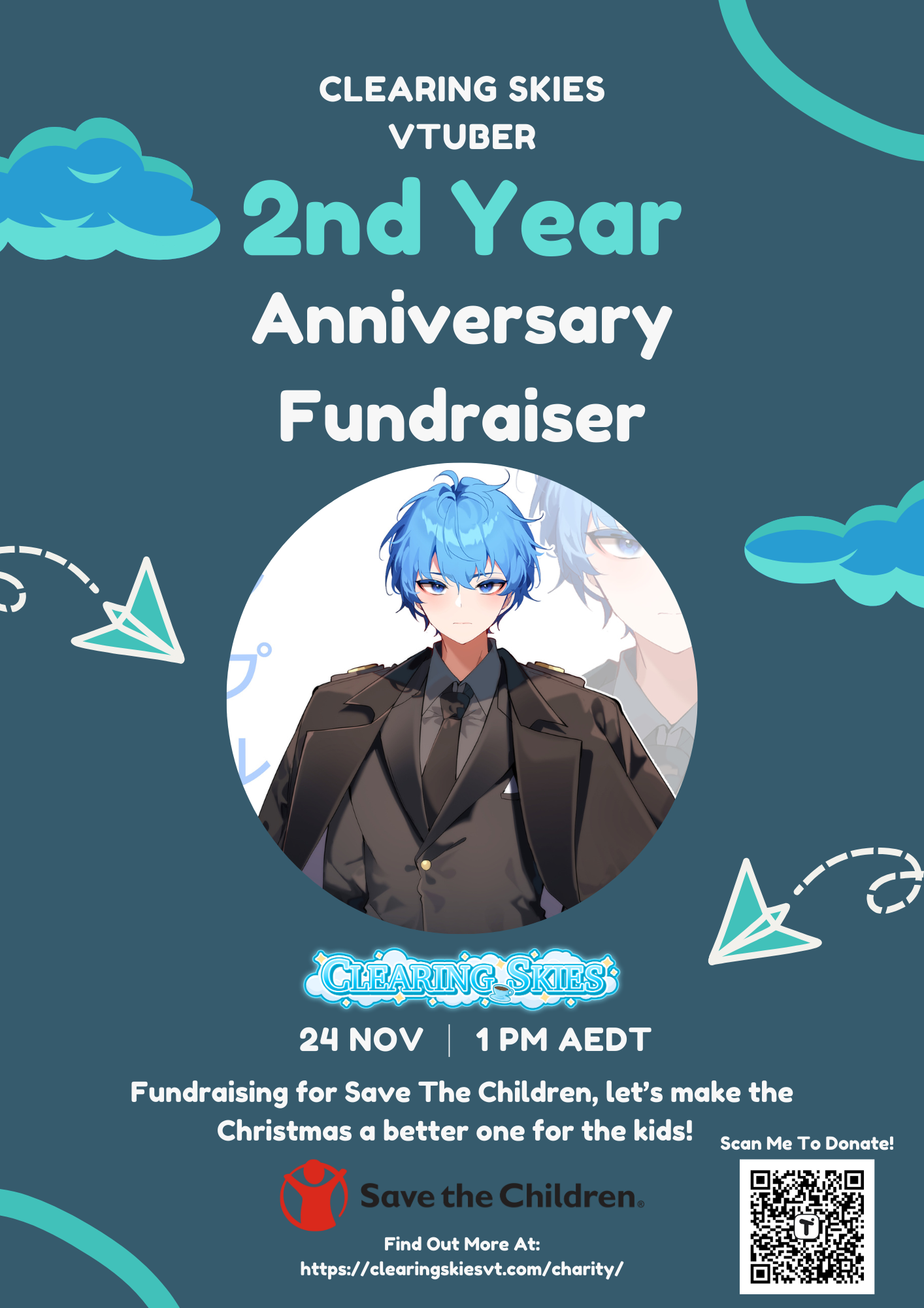 Upcoming Charity Event – Clearing Skies Vtuber